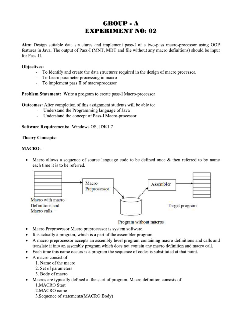 SPOS Lab Assignment 2 (1) | PDF