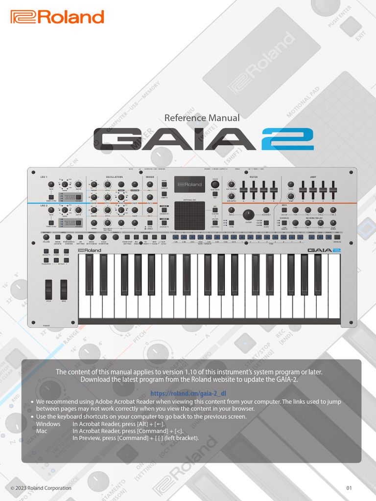 GAIA-2 Reference Eng01 W | PDF | Pitch (Music) | Cursor (User Interface)