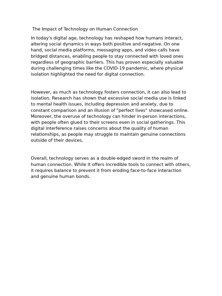 Impact On Humam | PDF