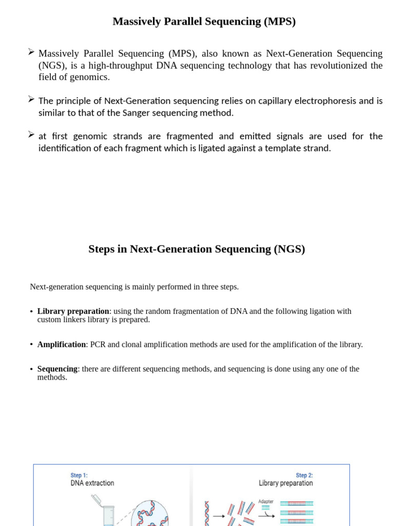 Massive Parallel Sequencing Rehana Mam ( MS- 230710) | PDF