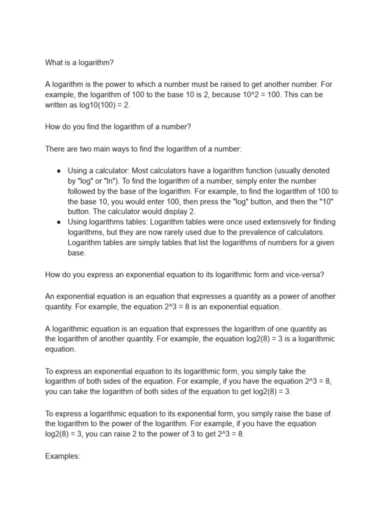 Untitled Document | PDF | Logarithm | Combinatorics
