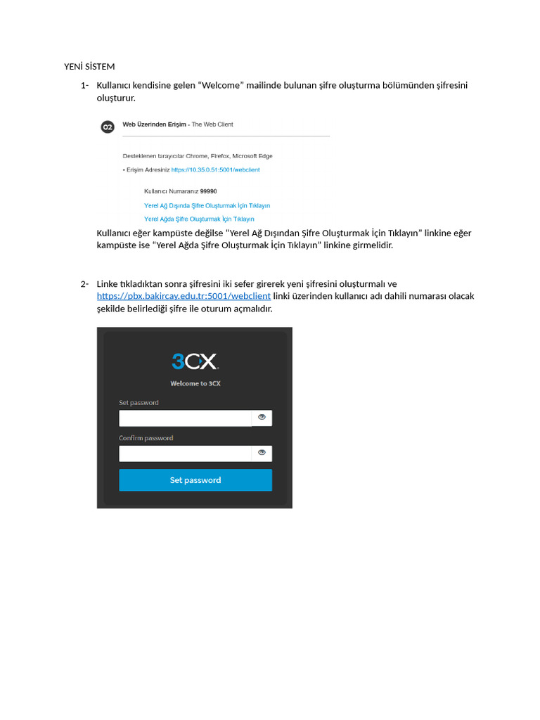 3CX QRKod ve Config Dosyası | PDF