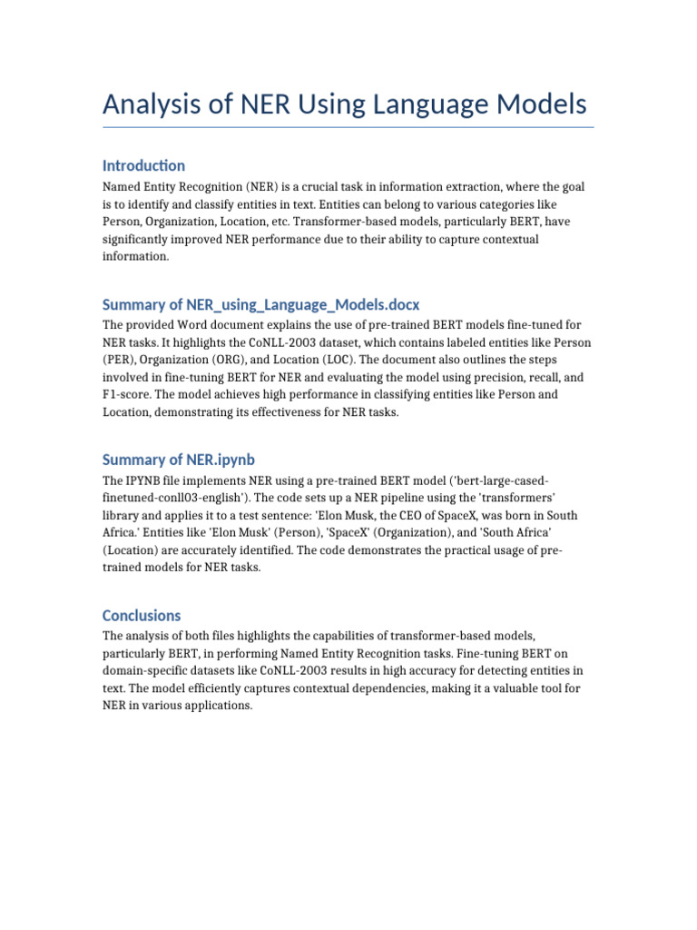 NER_Analysis_Summary | PDF