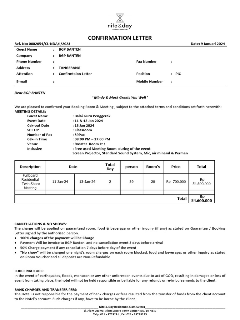 CL BGP Provinsi Banten 11-13 Jan 24 Rev | PDF