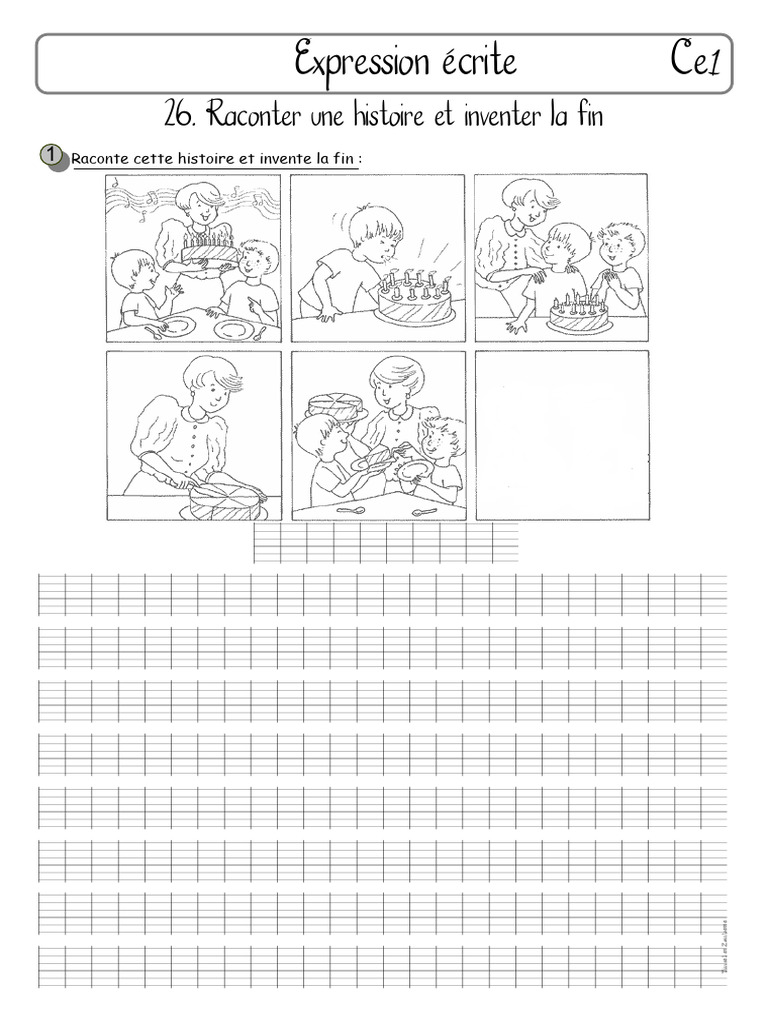 Expression-Ecrite-CE1-Zaubette-Fiches-21-22-23-24-25-26-27-11 | PDF