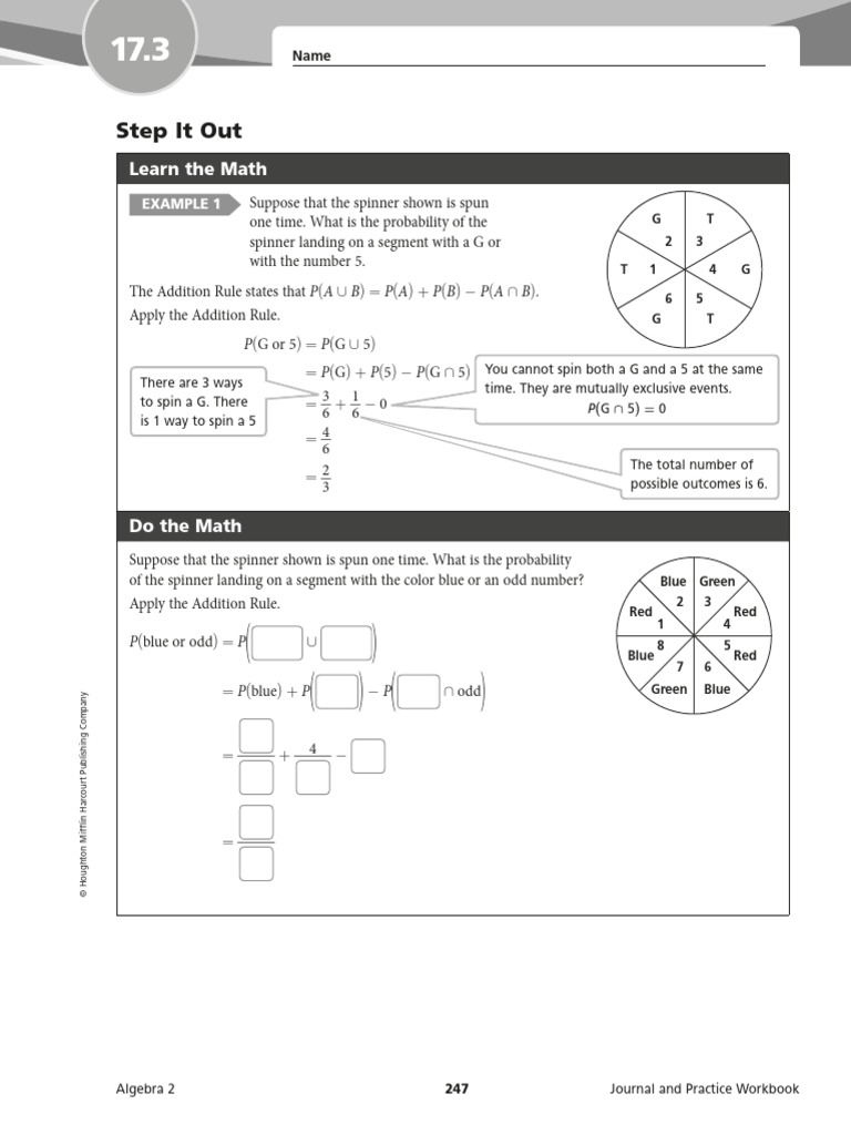 Lesson 17.3 Prcatice Sheet | PDF
