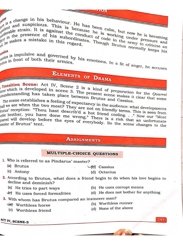 Julius Caesar Act IV Sc II & III | PDF