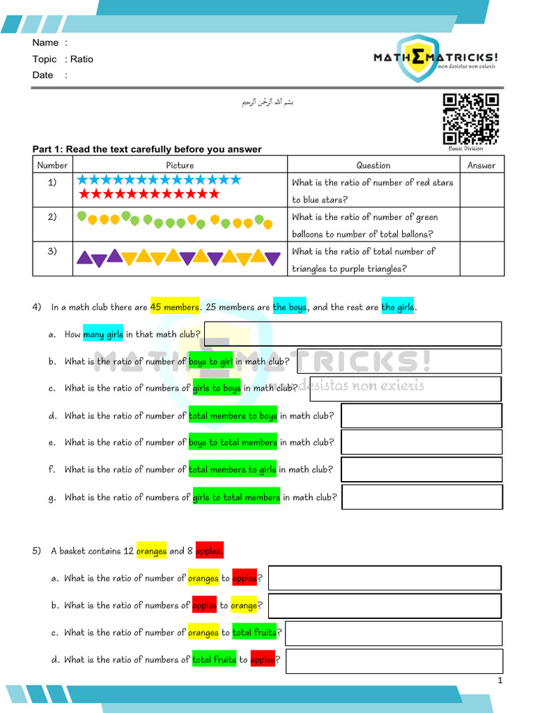 P5 Ratio | PDF | Ratio