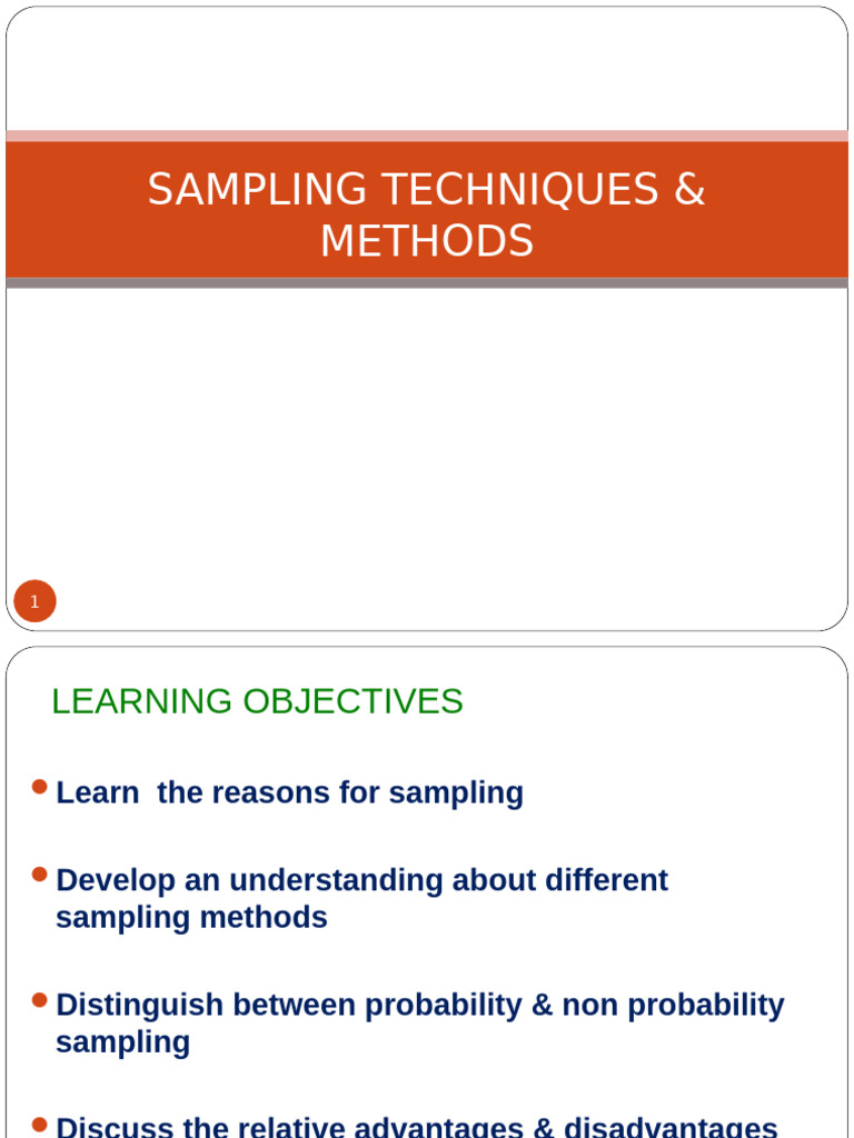 Sampling technique | PDF | Sampling (Statistics) | Stratified Sampling Sampling technique | PDF | Sampling (Statistics) | Stratified Sampling