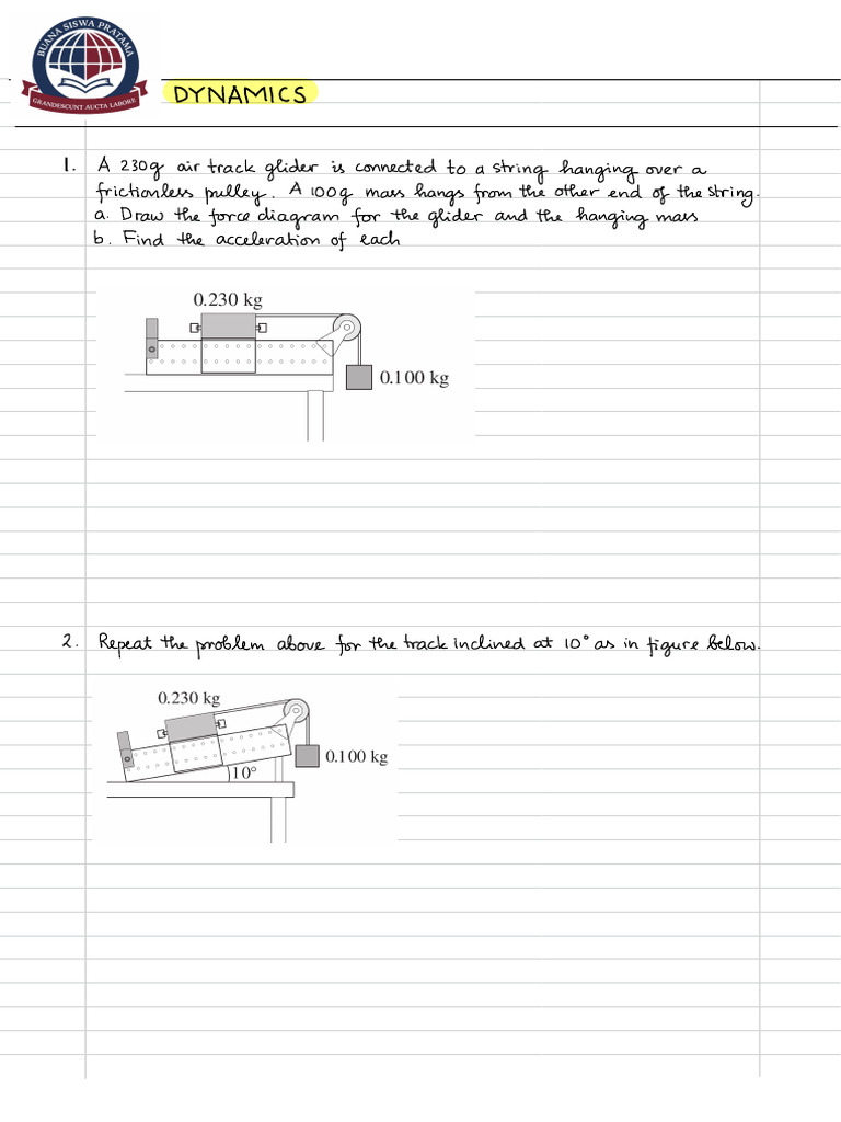 Physics - Dynamics | PDF | Force | Tension (Physics)