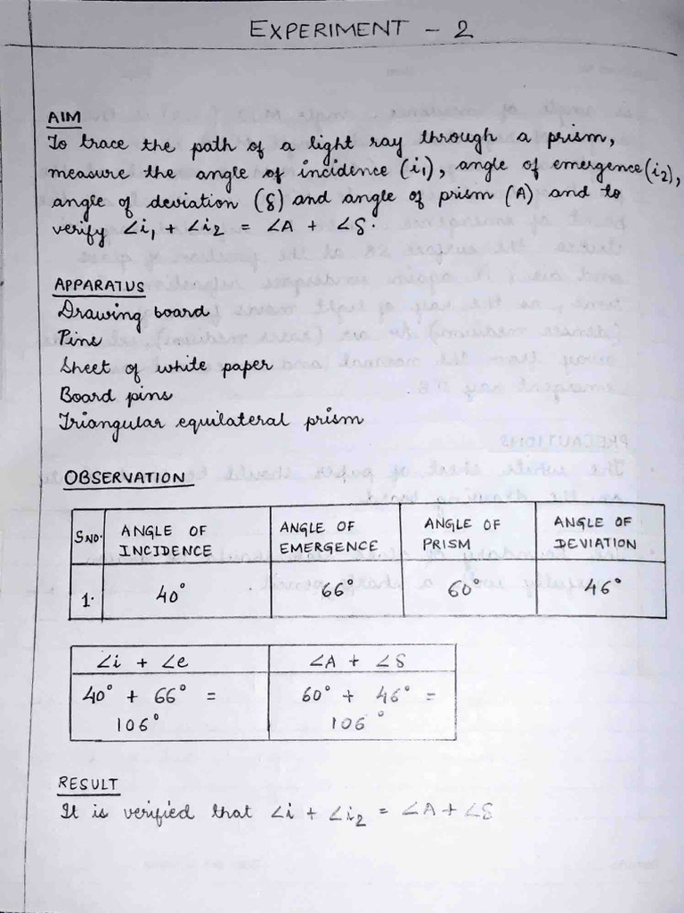 Phy Lab Manual Expmt. 02 | PDF