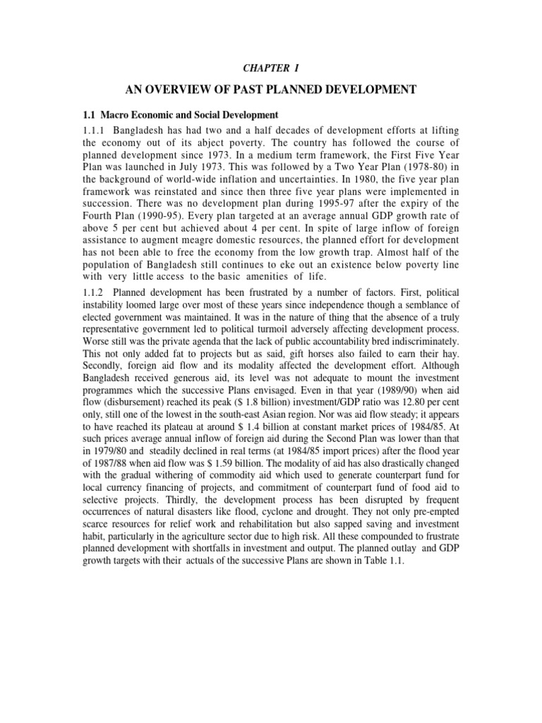 Fifth Five Year Plan PDF Government Budget Balance Fiscal Policy