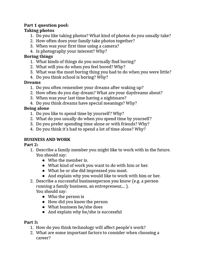 Final-Speaking-Test | PDF | Dream Final-Speaking-Test | PDF | Dream