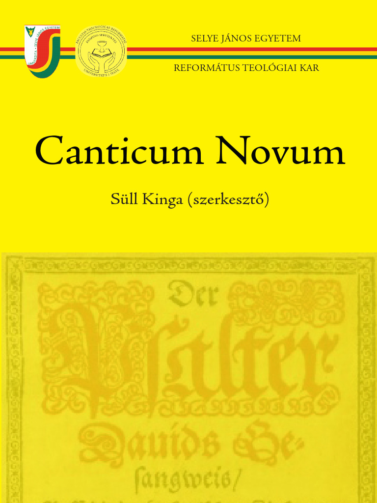 Canticum Novum tanulmÃ¡nykÃ Tet | PDF