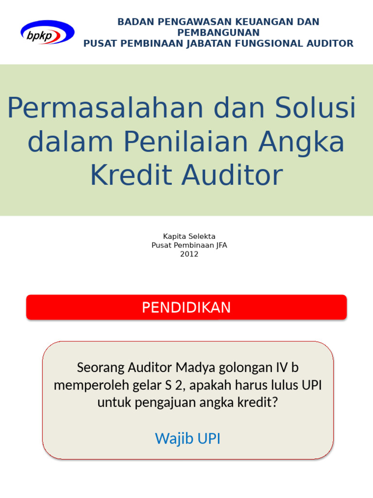 Permasalahan Dan Solusi Dalam Ppak | PDF
