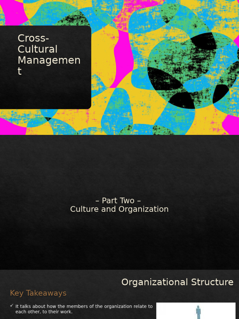 Cross-Cultural Management Part.2 | PDF | Organizational Culture ...