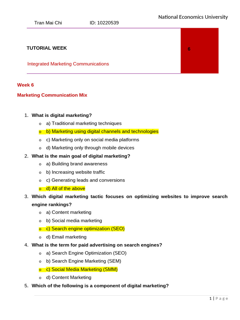 10220539 - W6 - tutorial | PDF | Digital Marketing | Search Engine ...