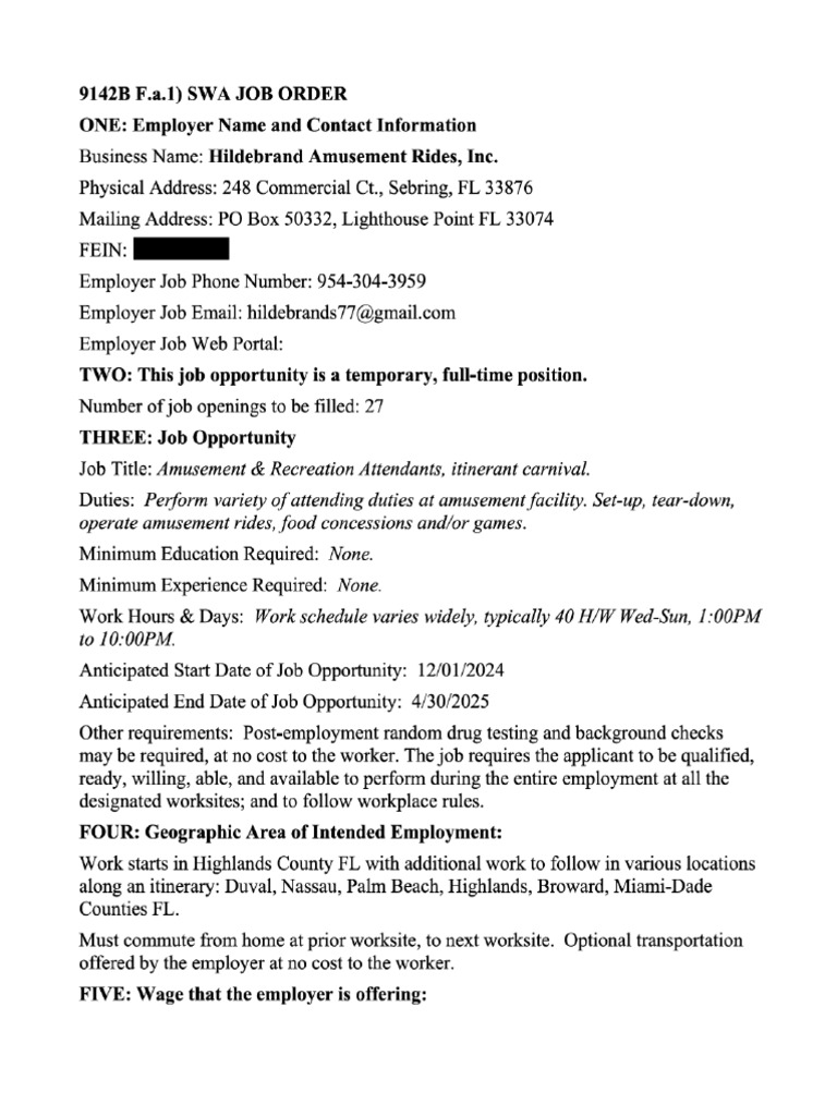 Job Order | PDF