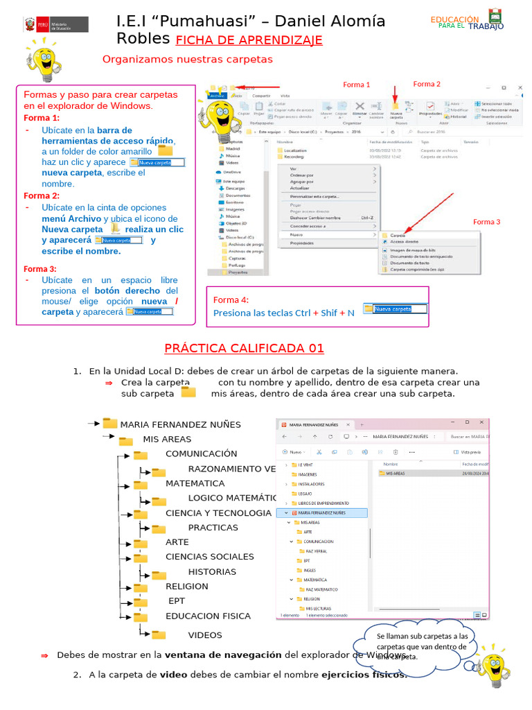 ficha explo wind PRACTICA | PDF | Interfaces gráficas de usuario ...