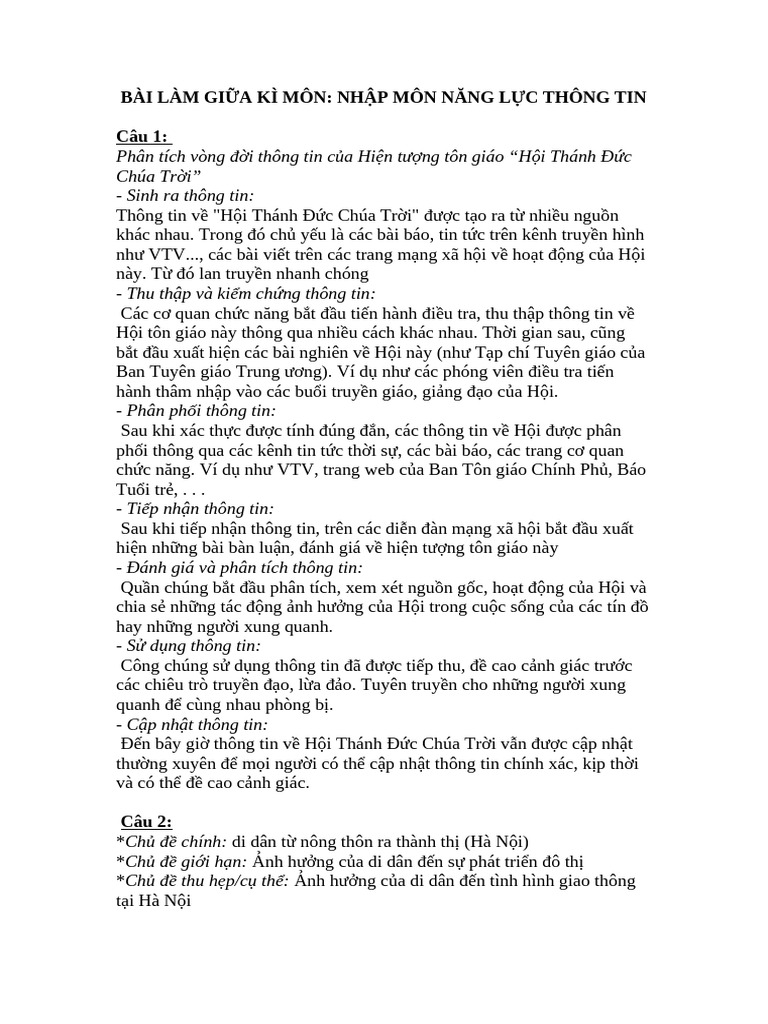 GKi Nhập Môn | PDF