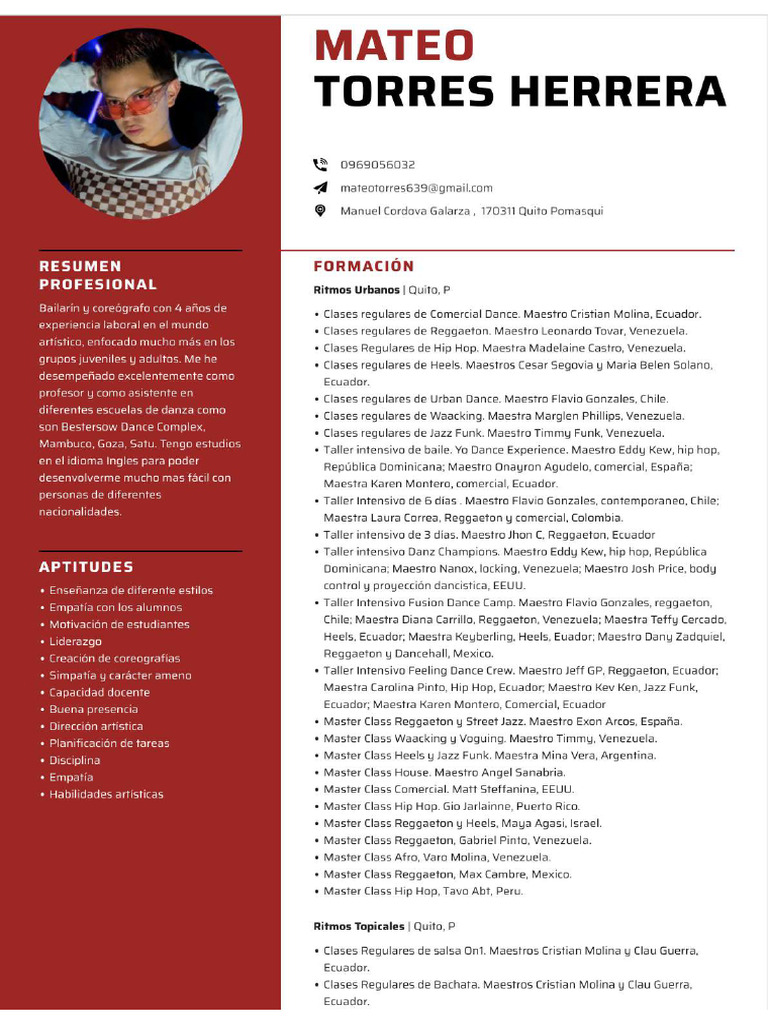 CV Mateo Torres | PDF