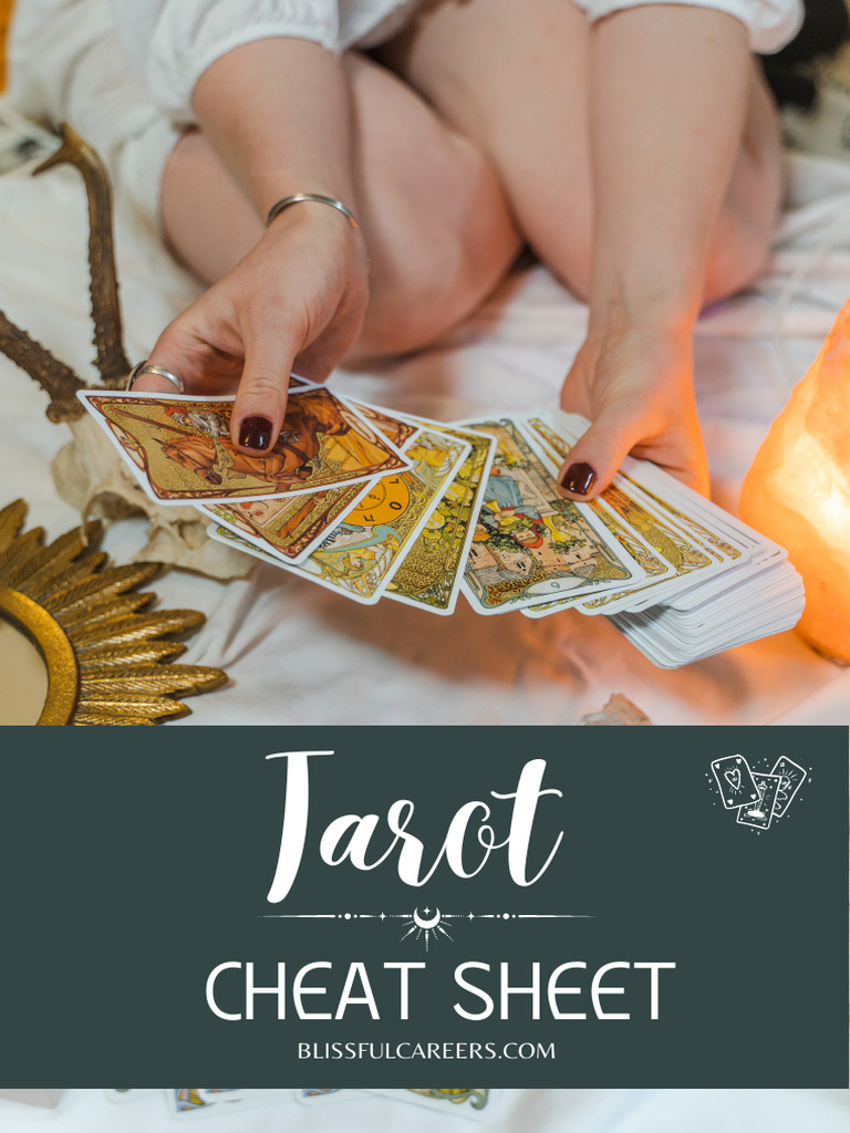Tarot Meaning Cheat Sheet | PDF | Courage | Happiness