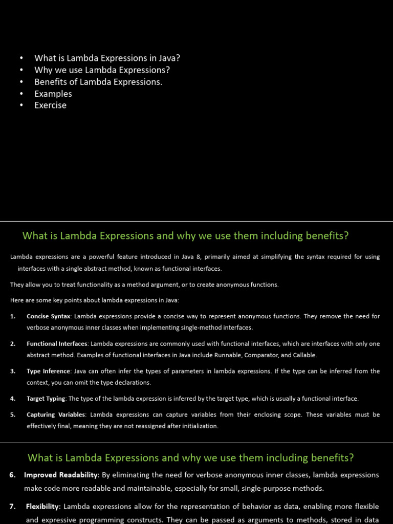 Java U 3 Lec 4 Notes Thpex Pdf Anonymous Function Parameter