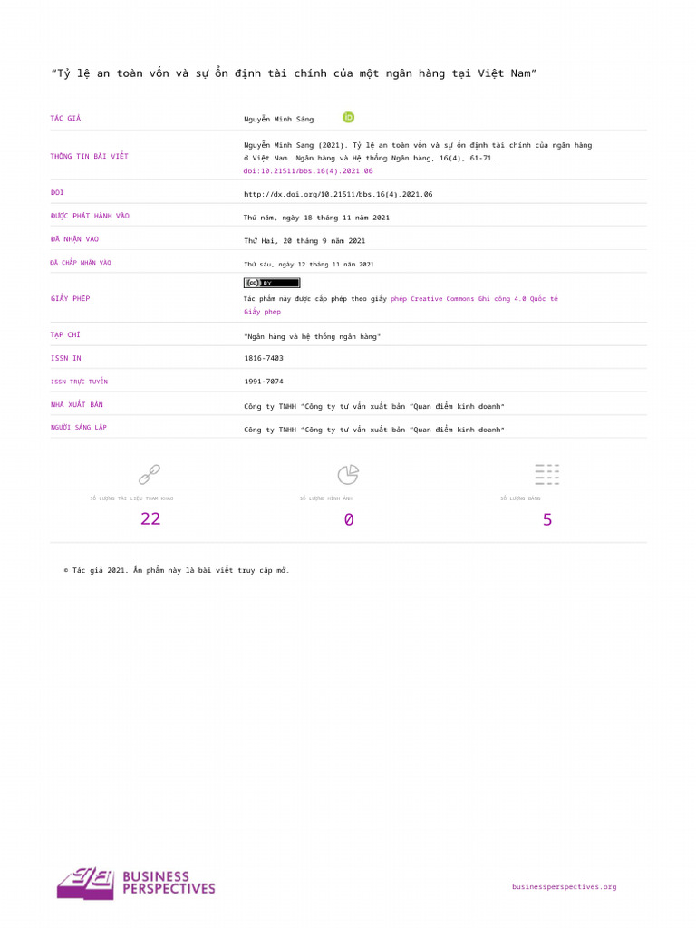 Capital Adequacy Ratio and A Banks Financial Stab | PDF