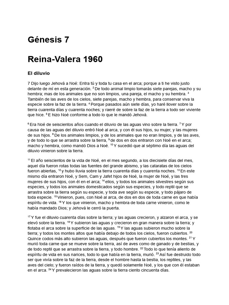 Genessi | PDF | Arca de Noé | Noé