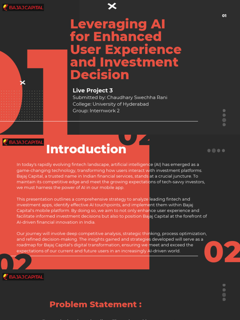 Leveraging AI For Enhanced User Experience and Investment Decision ...