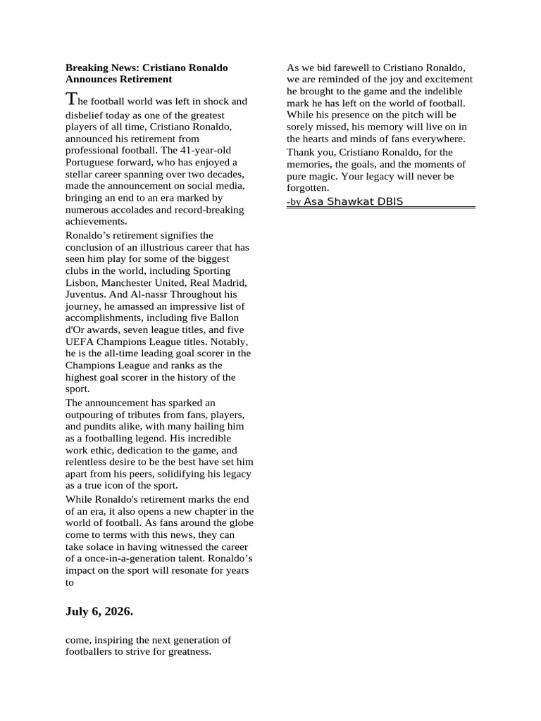 Breaking News | PDF