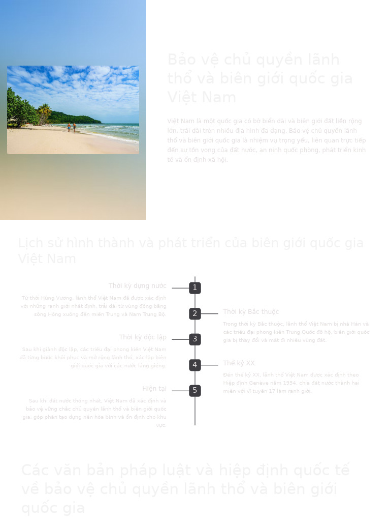 Bao Ve Chu Quyen Lanh Tho Va Bien Gioi Quoc Gia Viet Nam | PDF