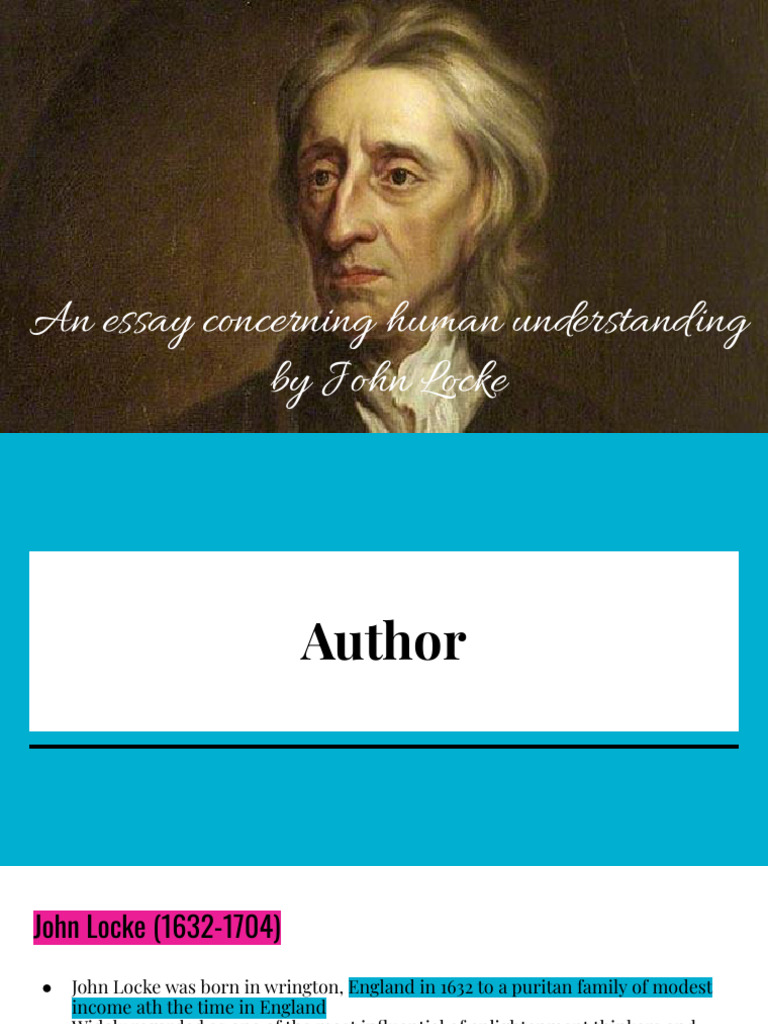 An Essay Concerning Human Understanding | PDF | Idea | Empiricism