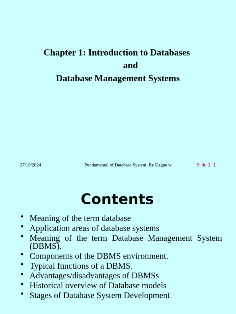 Intro to Databases & DBMS | PDF | Databases | Relational Database
