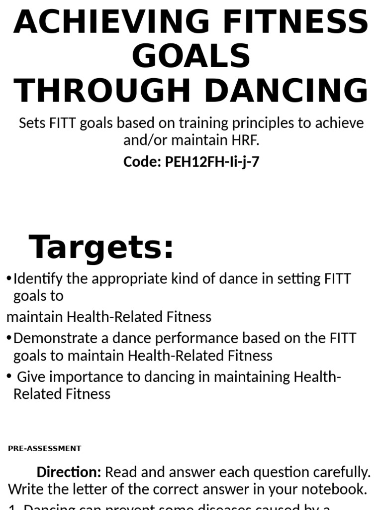 Achieving Fitness Goals | PDF | Heart Rate | Physical Fitness