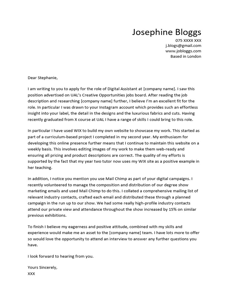 Sample-Cover-Letter | PDF