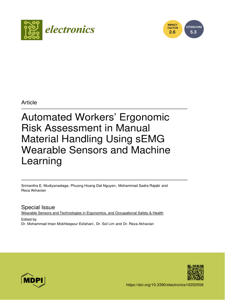 MUDIYANSELAGE-Automated Workers’ Ergonomic Risk Assessment in Manual Material Handling Using ...
