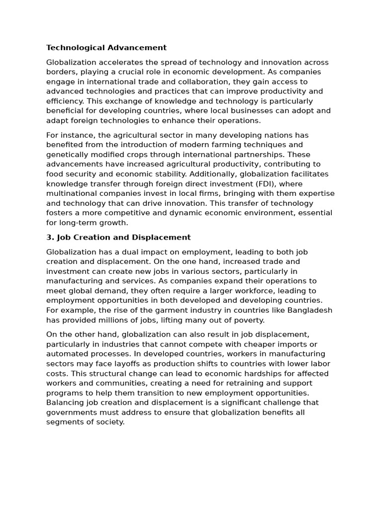 Technological Advancement | PDF | Politics