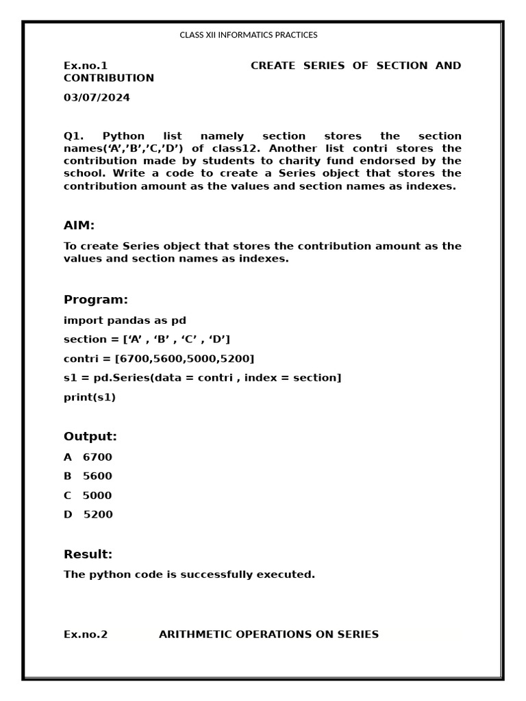 Class Xii Informatics Practices | PDF | Computer Programming | Computing