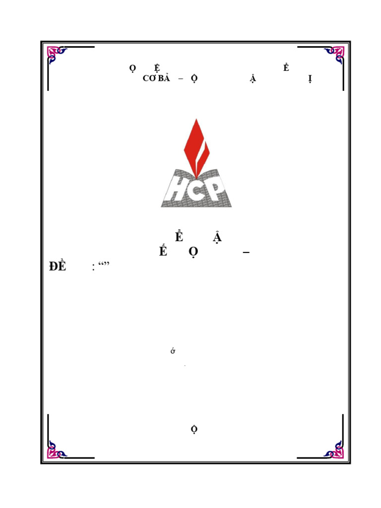 2024 k15- Hd Tiểu Luận Sinh Viên | PDF
