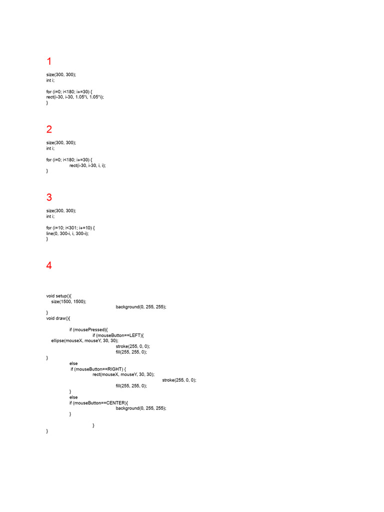 Actividades Processing II | PDF