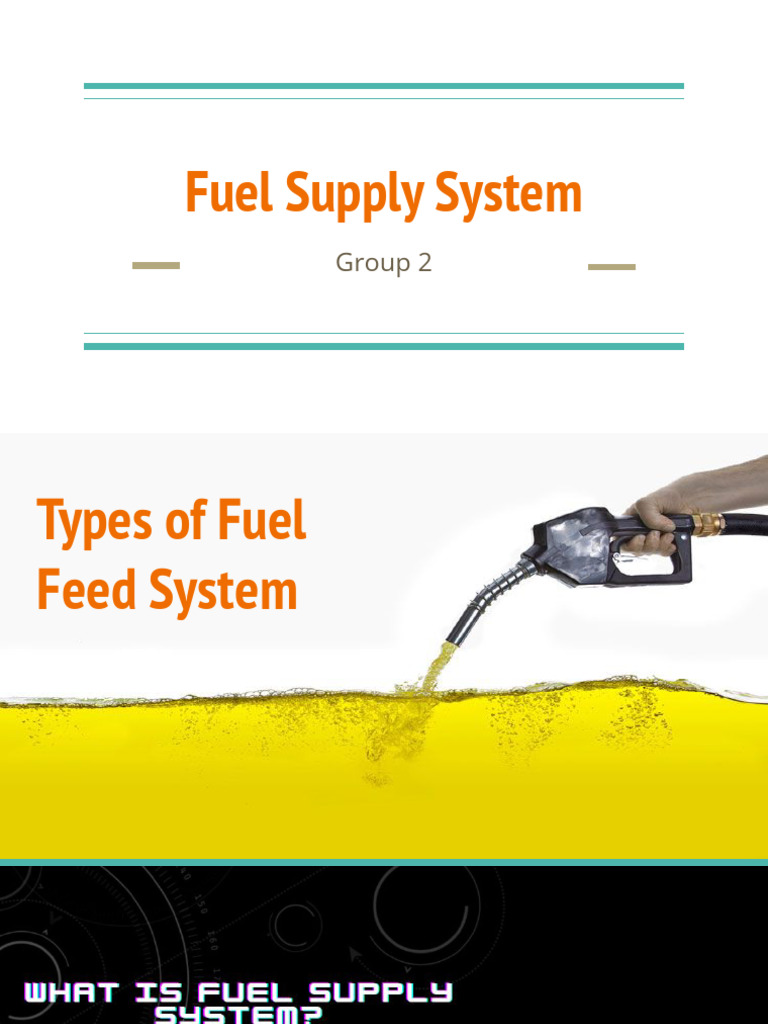 Group 2 - Fuel Supply System | PDF | Fuel Injection | Carburetor