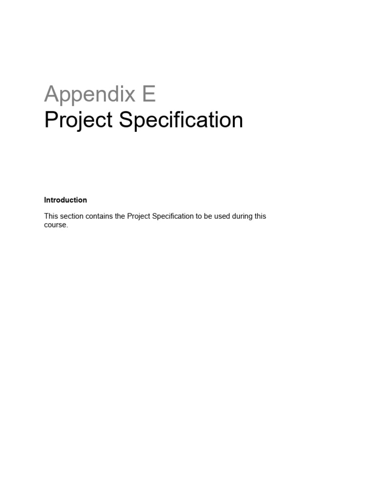 Appendix E VM-1 Project Specification v2020 | PDF | Elevator | Manufactured Goods