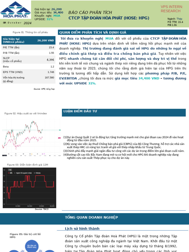 Định Giá HPG | PDF