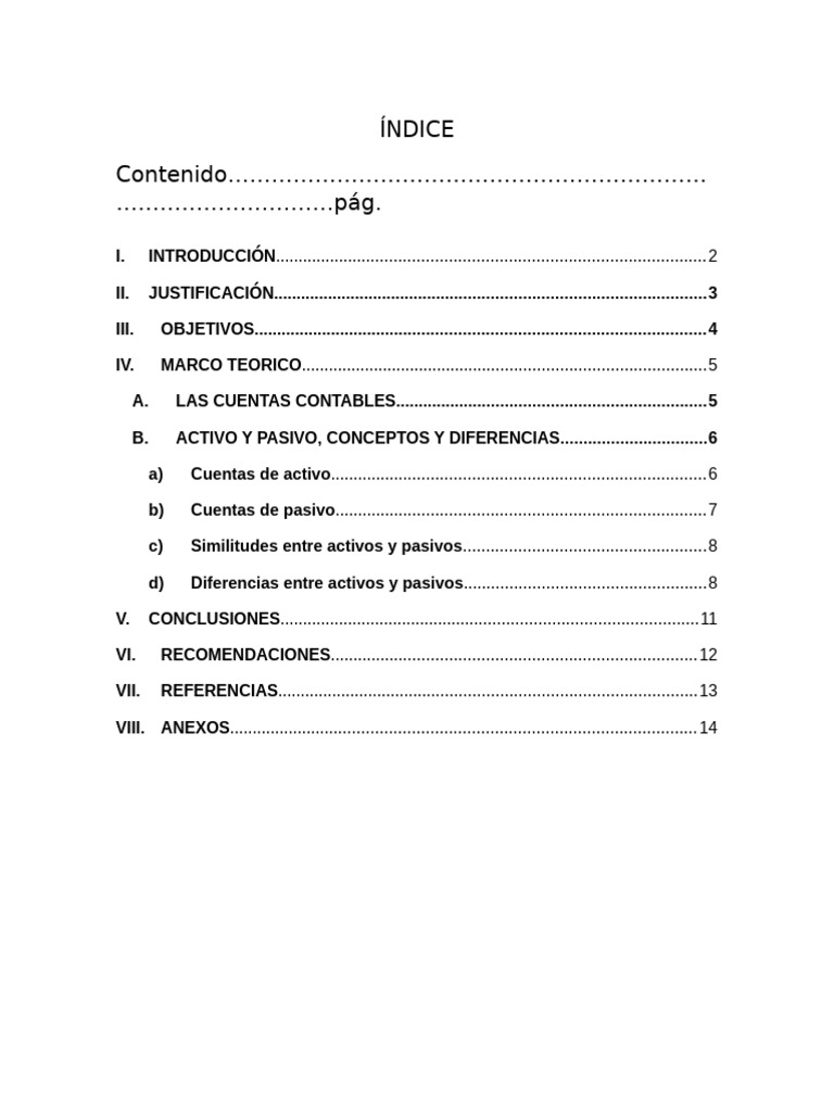 Trabajo de Activo y Pasivo | PDF | Contabilidad | Hoja de balance