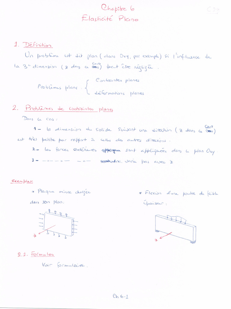 chapitre_06_elasticit_plane_2 | PDF