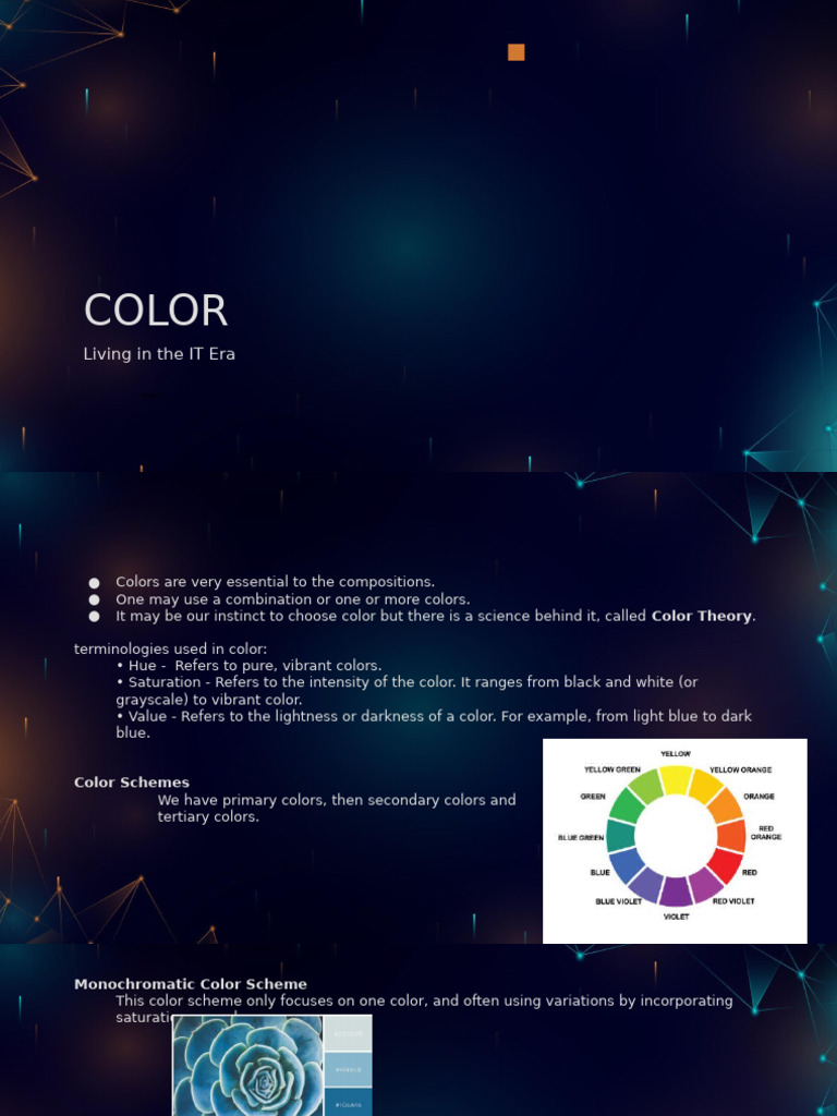 Color Theory & Photography Basics | PDF | Film Speed | Shutter Speed
