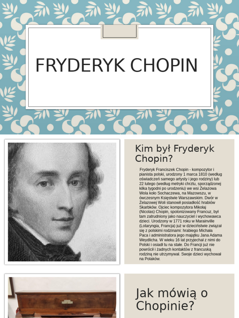 Fryderyk Chopin | PDF
