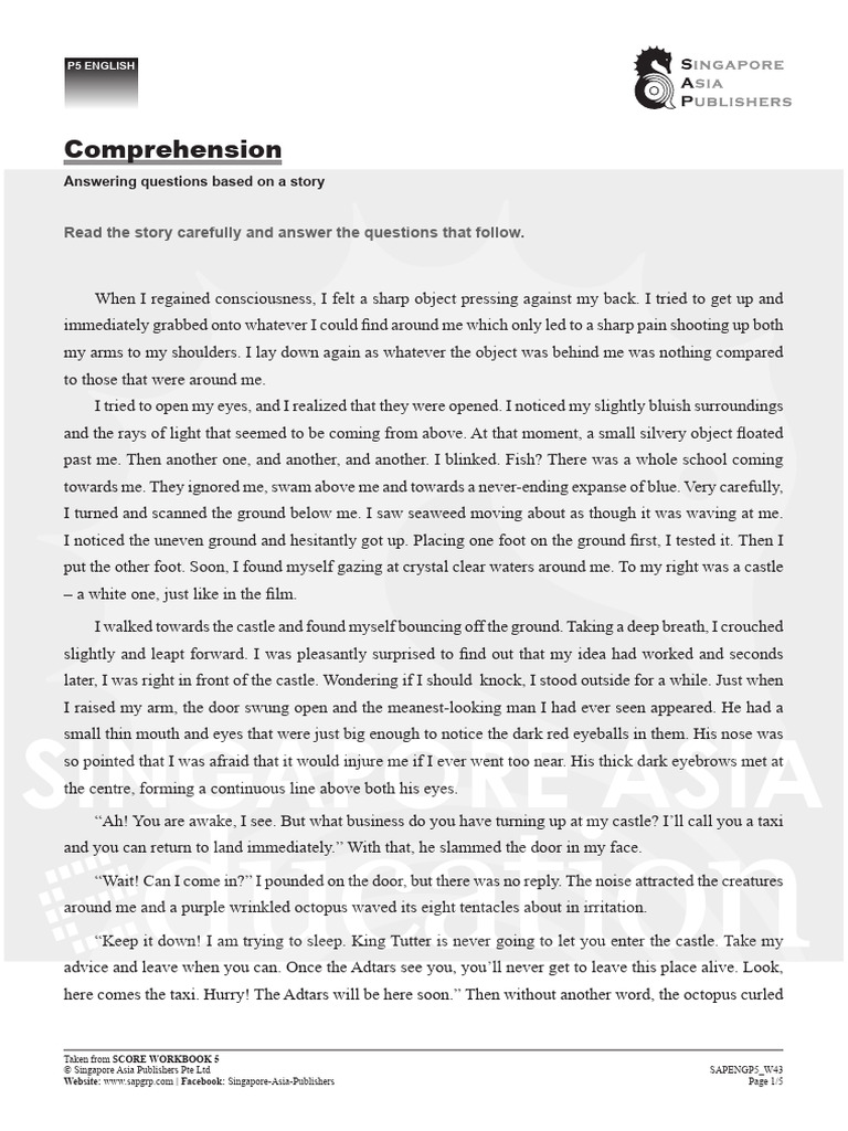 P5English Week 43 | PDF | Language Arts & Discipline | Home & Garden