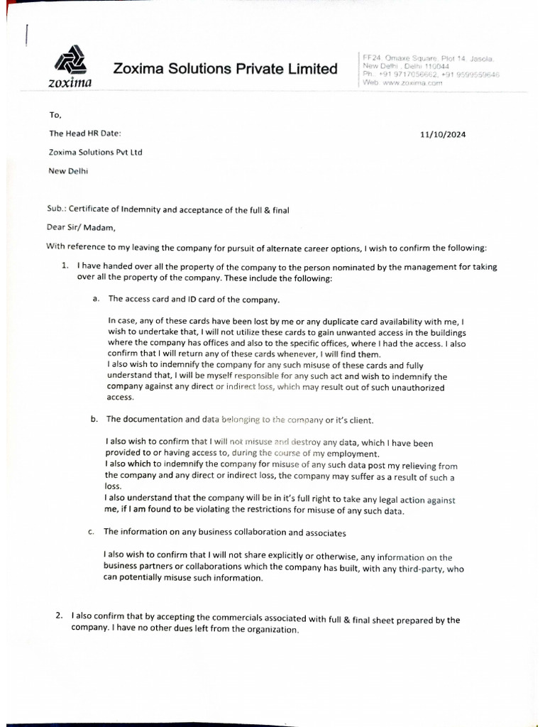 FNF Signed | PDF
